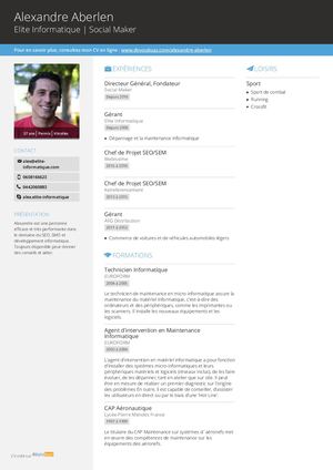Calaméo - Cv Alexandre Aberlen
