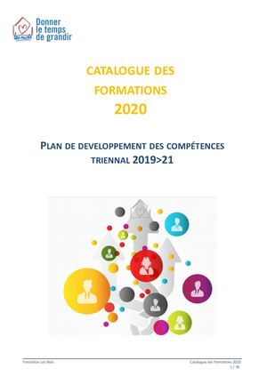 Calaméo - Catalogue formation 2020