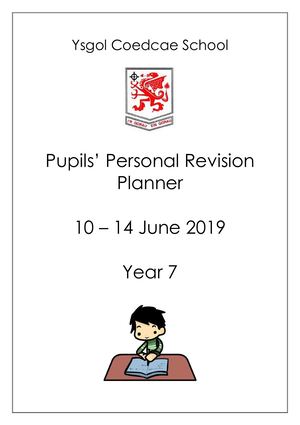 Calaméo - Year 7 Revision Booklet 2019