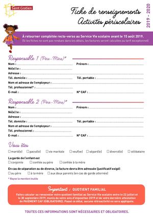 Calaméo - Fiche Renseignements