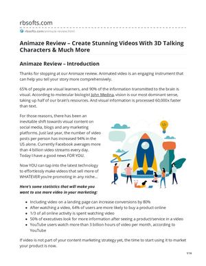 Calaméo - Animaze Review