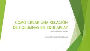 Calaméo Como Crear Una Relación De Columnas En Educaplay