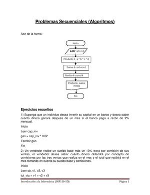 Calaméo - Ejercicios De Algoritmos Secuenciales