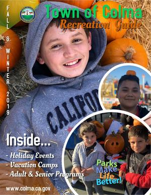 Calaméo - Colma Recreation Guide Fall & Winter 2019