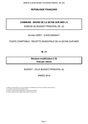 Calaméo - Décision modificative n°2