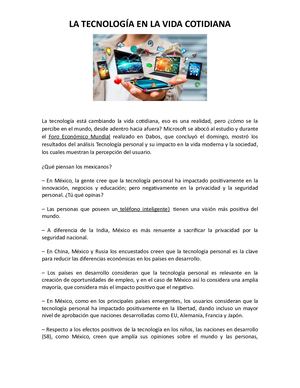 Calaméo - La Tecnología En La Vida Cotidiana