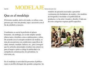 Calaméo - Que Es El Modelaje