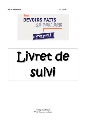 Calaméo - Livret Devoirs Faits