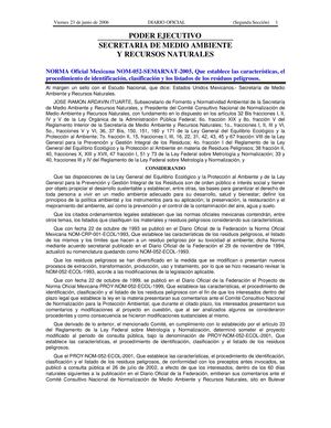 Calaméo - Nom 052 Semarnat 2005