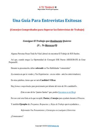 Calaméo - Una Guía Para Entrevistas Exitosas