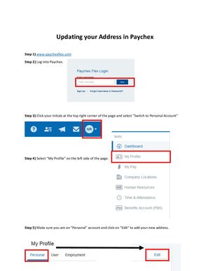 Calaméo - Updating Personal Address In Paychex