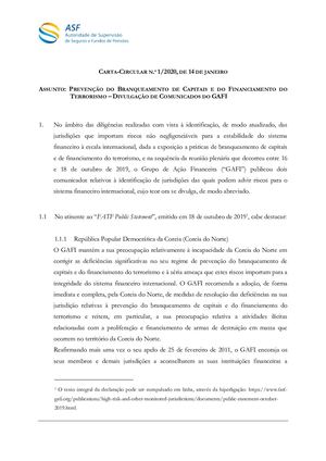 Calaméo - Carta Circular 1 2020 De 14 De Janeiro