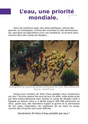 Calaméo - L'eau