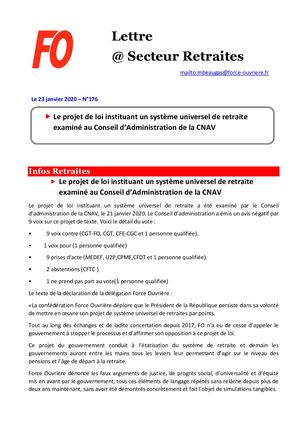 Calaméo - fo Retraites 176 Du 23 Janvier 2020