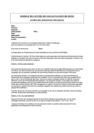 Calaméo - Modele De Sollicitation De Dons 2