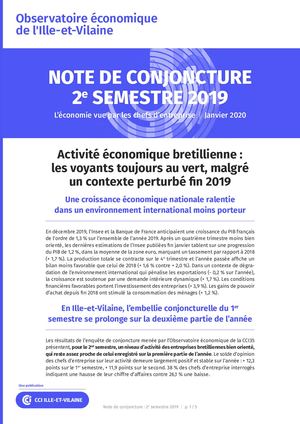 Calaméo - Note de conjoncture Ille-et-Vilaine - 2e Semestre 2019