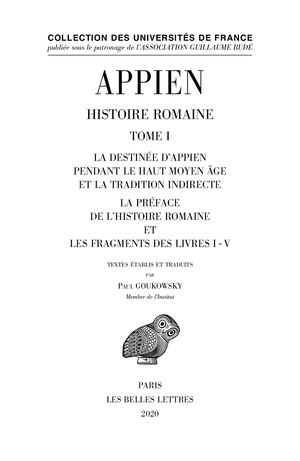 Calaméo - Extrait : Appien - Histoire romaine. Tome I