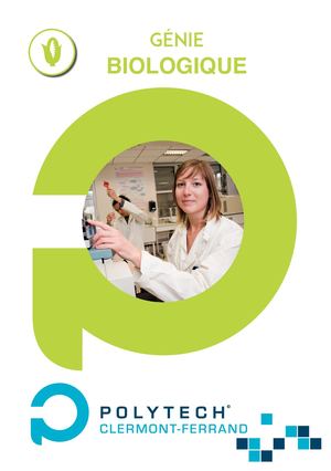 Calaméo - POLYTECH Clermont - Plaquette Génie biologique
