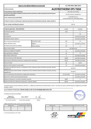 Calaméo - Izjava o Svojstvima EPS T650 (HR)