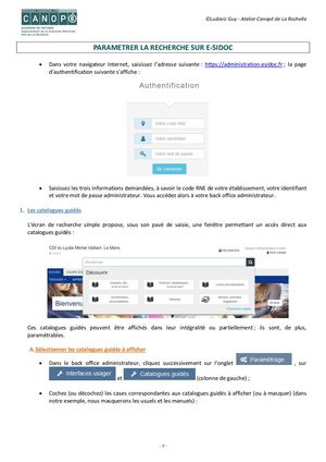 Calaméo - E-sidoc 2 : paramétrer le moteur de recherche