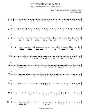 Calaméo - Solfeo Ritmico I