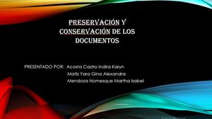 Calaméo - Preservacion Y Conservacion De Los Documentos