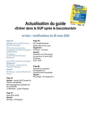 Calaméo - Actualisation Guide Bac - 30 mars 2020
