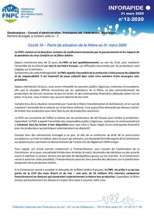 Calaméo - Info Rapide N°12 Point De Situation