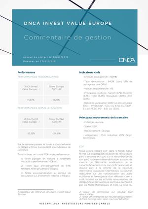 Calaméo - Dnca Invest Value Europe I Commentaire De Gestion 27 03 2020 ...