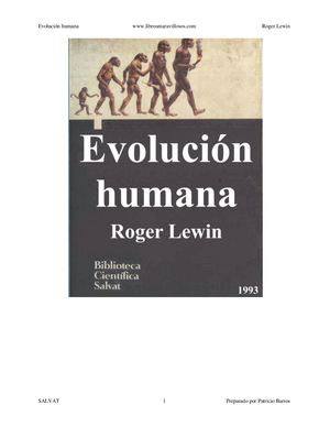 Calaméo - Evolucion Humana Roger Lewin