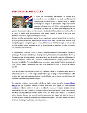 Calaméo - Importancia del Ingles