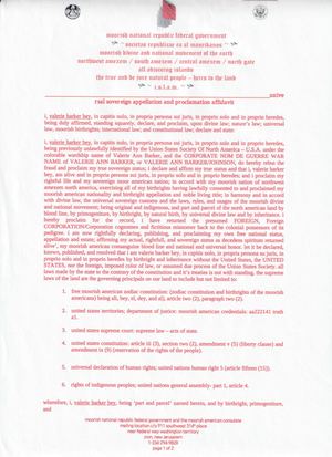Calaméo - universal sovereign appellation proclamation pg 1