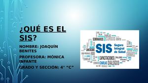 Calaméo - ¿Qué es el SIS?