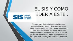 Calaméo - El Sis Y Como Acceder A Este