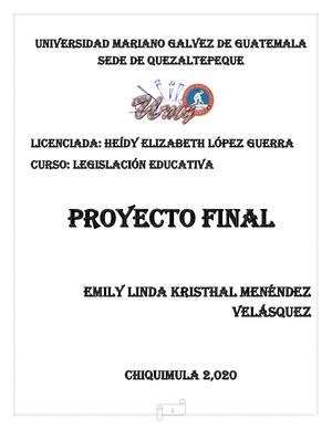 Calaméo - 2020 Proyecto Final Legislacion