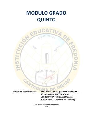Calaméo - Propuesta Modulo Grado 5to