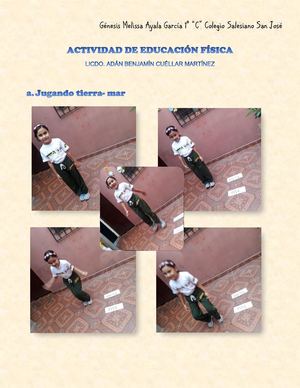 Calaméo - Génesis Ayala 1 C, Actividad De Educación Física