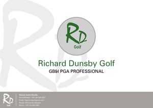Calaméo - Richard Dunsby Golf Portfolio 2020