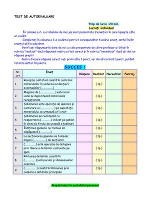 Calaméo - Test De Autoevaluare