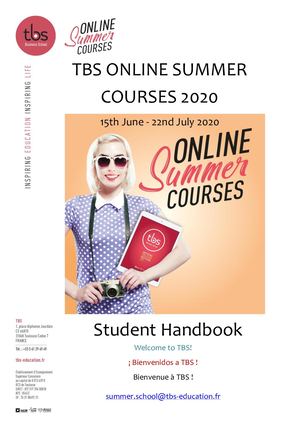 Calaméo - TBS Online Summer Courses Handbook 2020