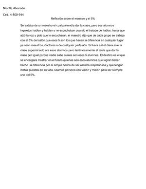 Calaméo - Reflexión Sobre El Maestro Y El 5