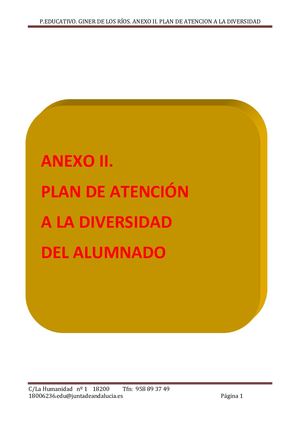 Calaméo - Plan Atención A La Diversidad