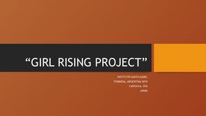 Calaméo - Girl Rising Project 2019ppt