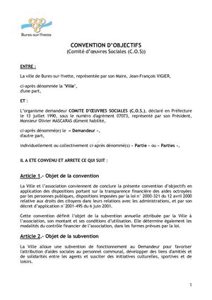 Calaméo - 09bis. Convention De Subvention D'objectif 2020- COS