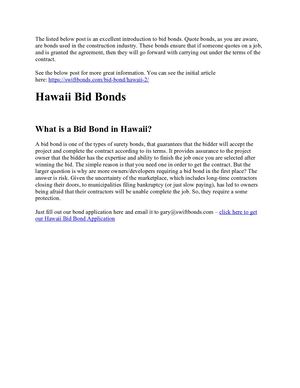 Calaméo - Hawaii Bid Bonds