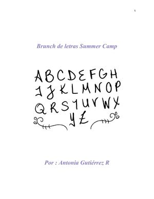Calaméo - brunch de letras summer camp