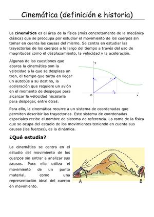 Cinematica Y Sus Movimientos - gudangmapa