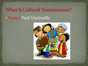 Calaméo - What is Cultural Transmission?