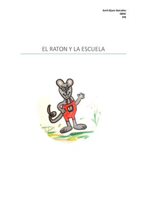 Calaméo - EL RATON Y LA ESCUELA. Avril Aljure 5 °B