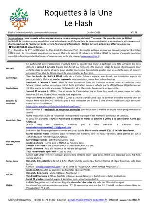 Calaméo - FLASH 172 OCT 2018 Pdf